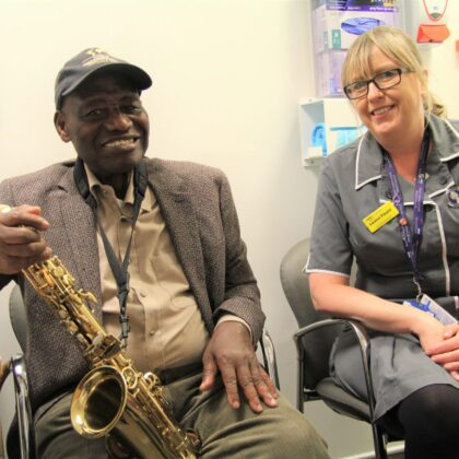 Helping Rex hit the high notes - Guy's Cancer Charity