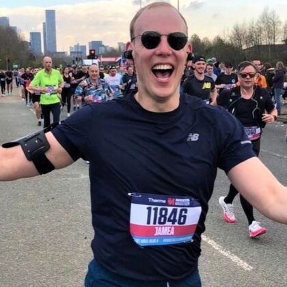 Mum’s diagnosis fuels James's fundraising passion - Guy's Cancer Charity