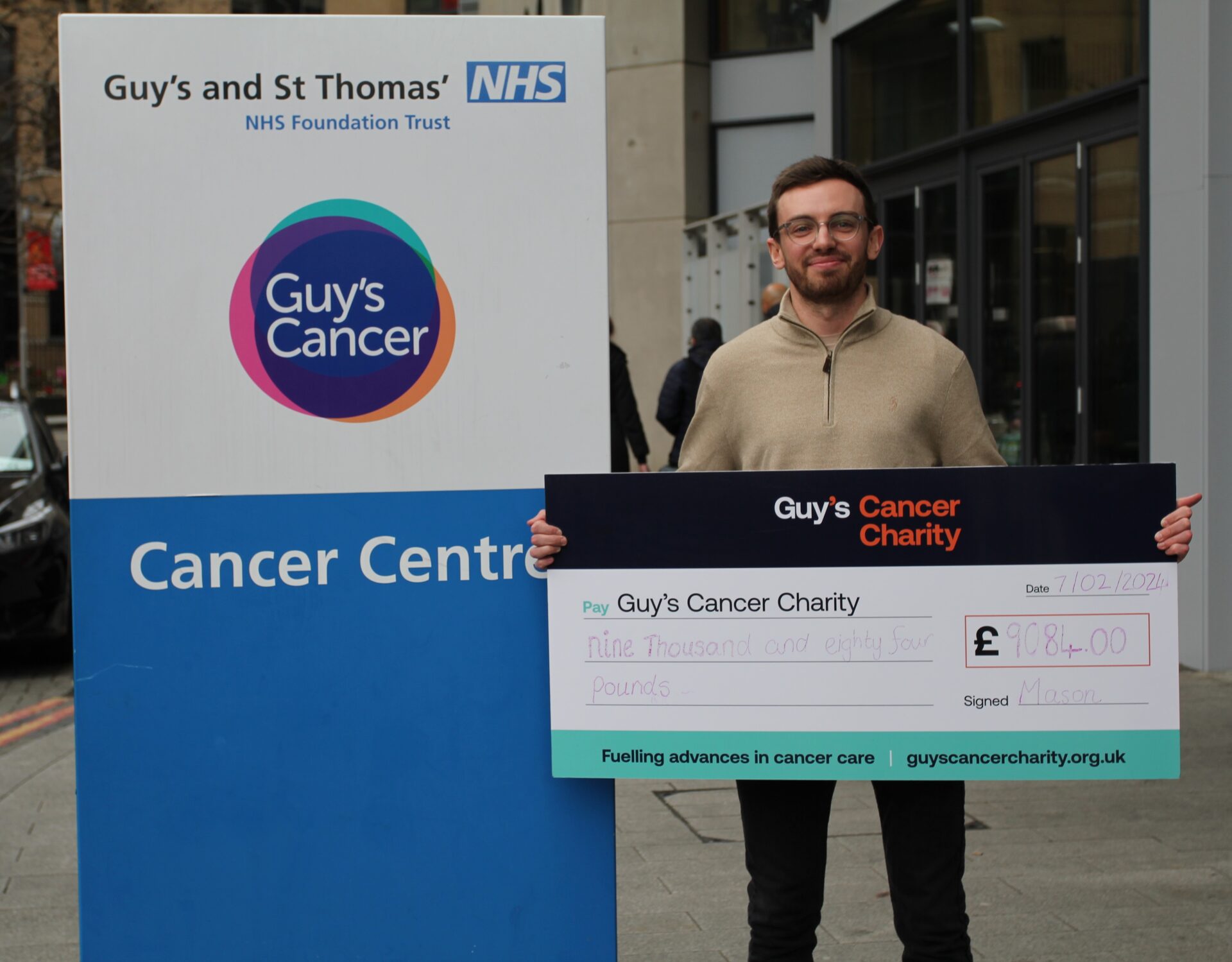 Mason’s Extraordinary Fundraising - Guy's Cancer Charity